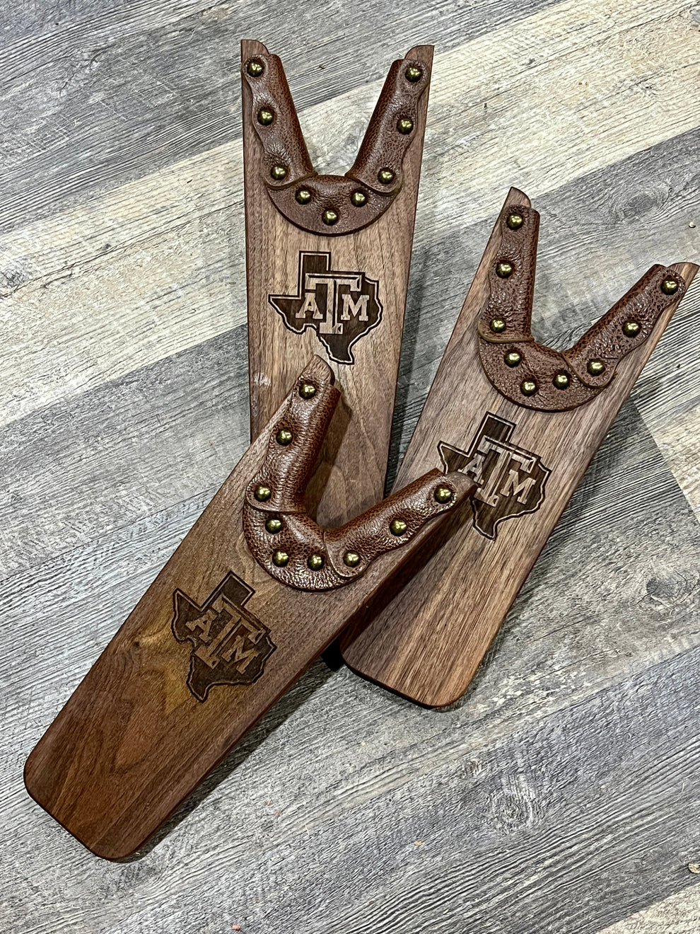 Custom Walnut Wood Boot Jack - Pate Ranch Creations – PateRanchCreations